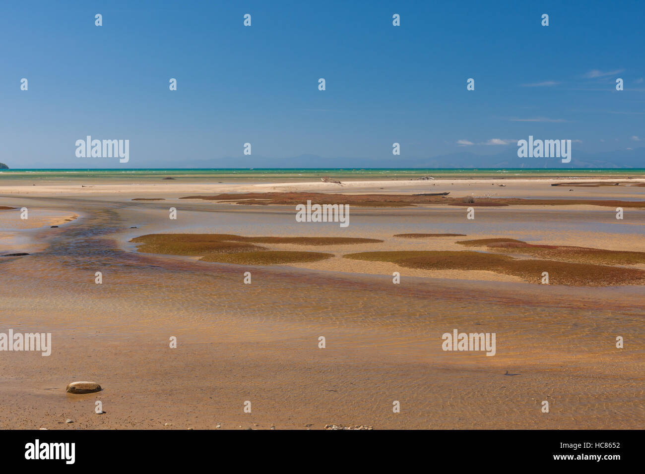 Summer sea beach / Spit landscape Stock Photo - Alamy