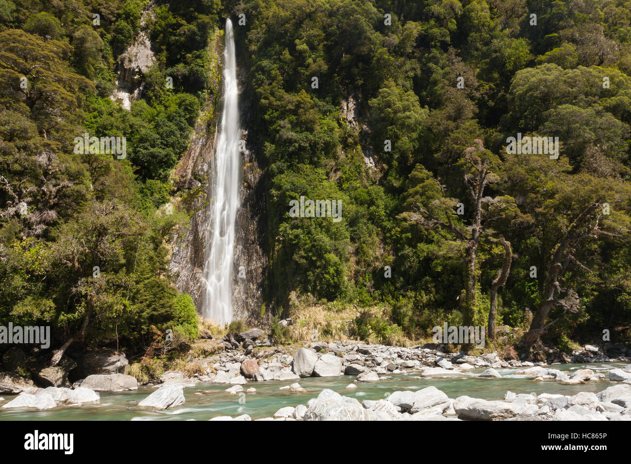 Waterfall / landscape Stock Photo - Alamy