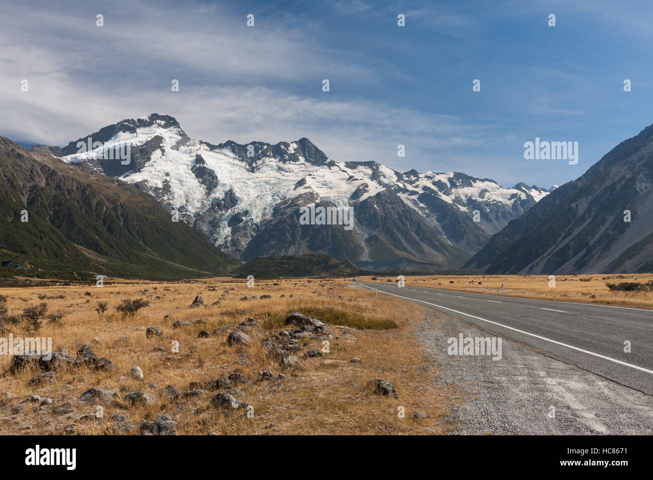 Mount Cook National park view / landscape Stock Photo - Alamy