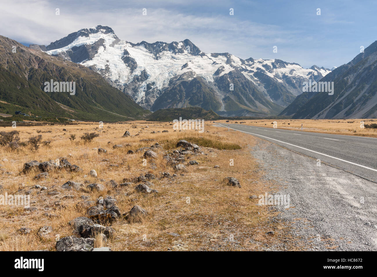 Mount Cook National park view / landscape Stock Photo - Alamy