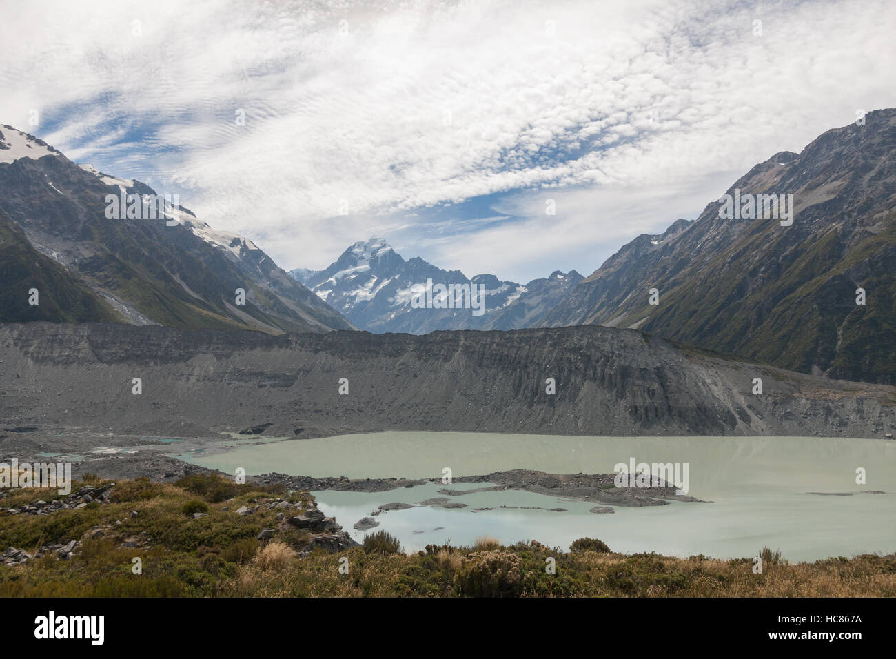 Mount Cook National park view / landscape Stock Photo - Alamy
