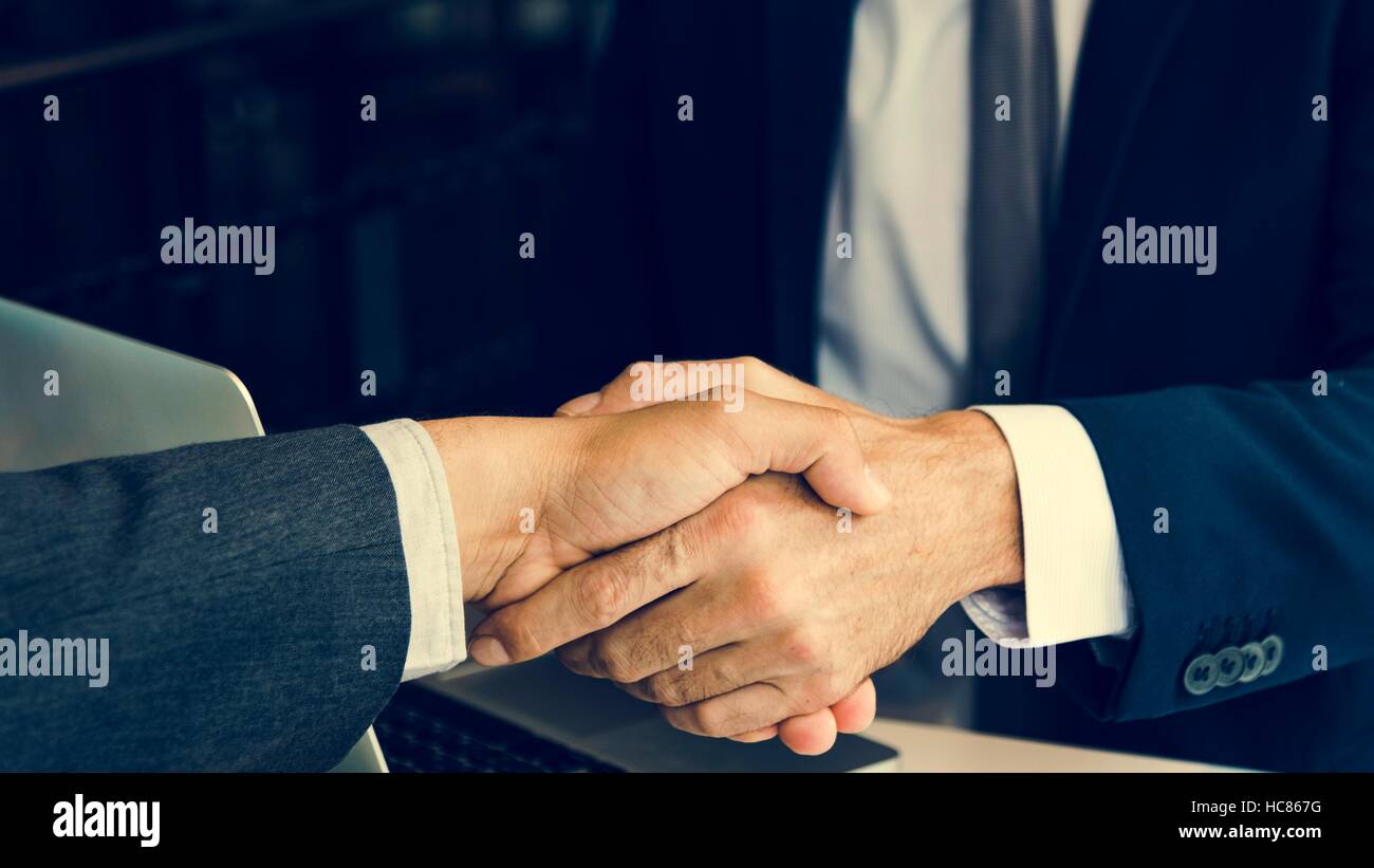 Corporate Business Men Handshake Meeting Concept Stock Photo - Alamy