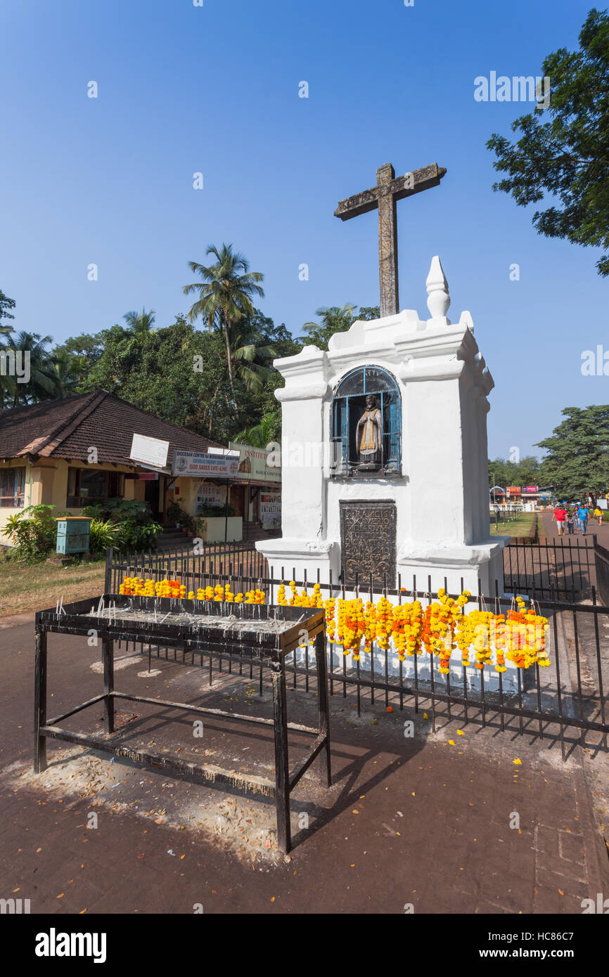 Christian monument in Panjim, Goa, India, which has Hindu influences ...