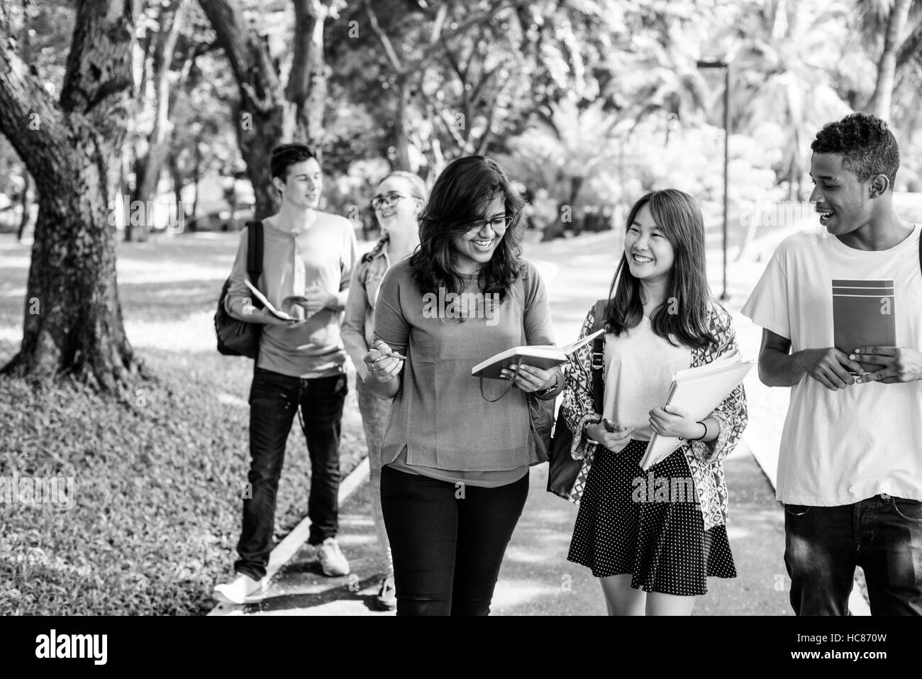 Diverse students education Black and White Stock Photos & Images - Alamy