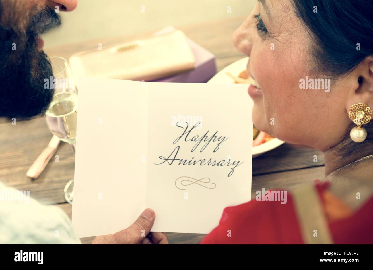 Indian Couple Love Care Concept Stock Photo - Alamy