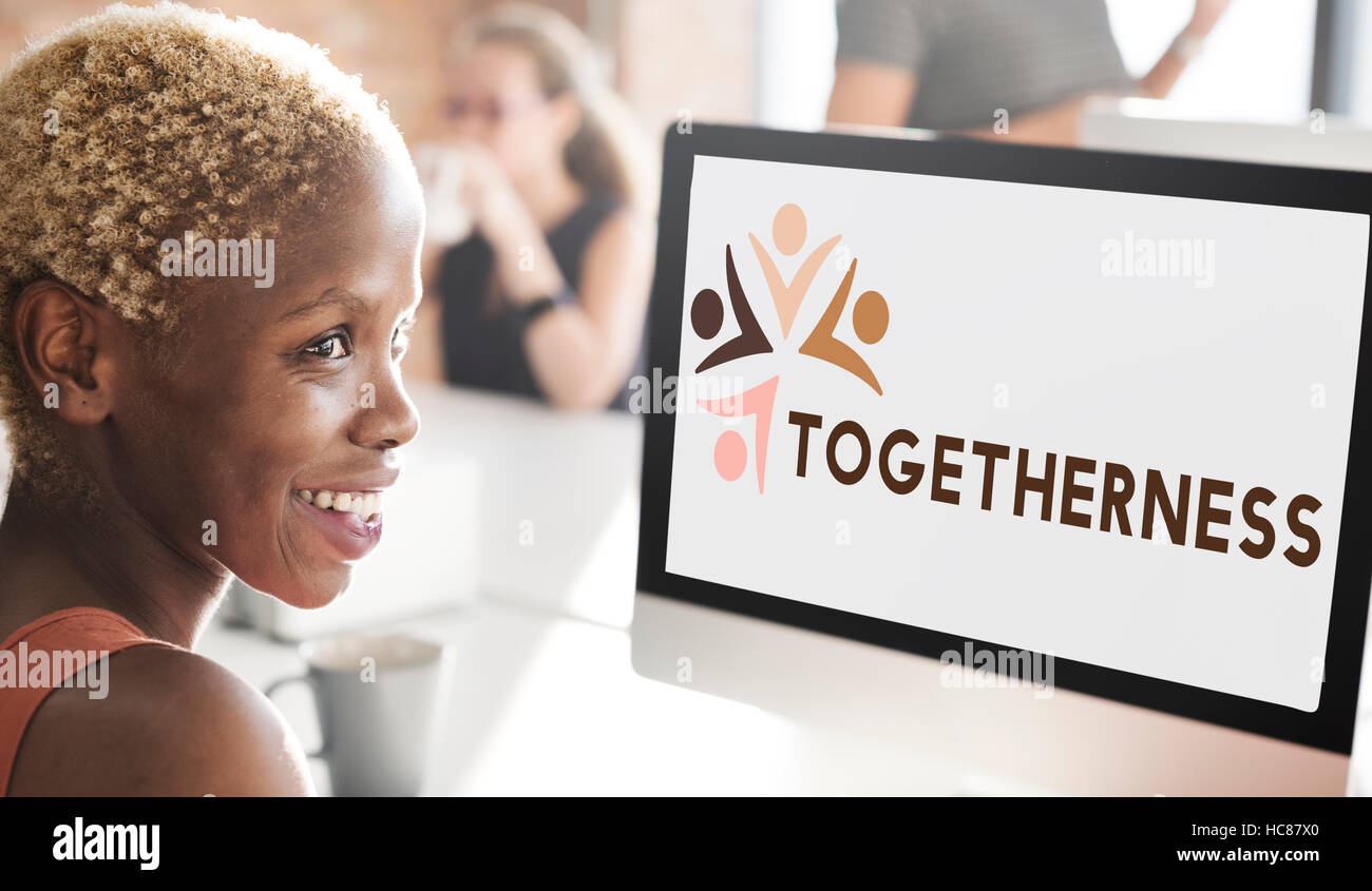 Variety Unity Treatment Togetherness Graphic Concept Stock Photo - Alamy