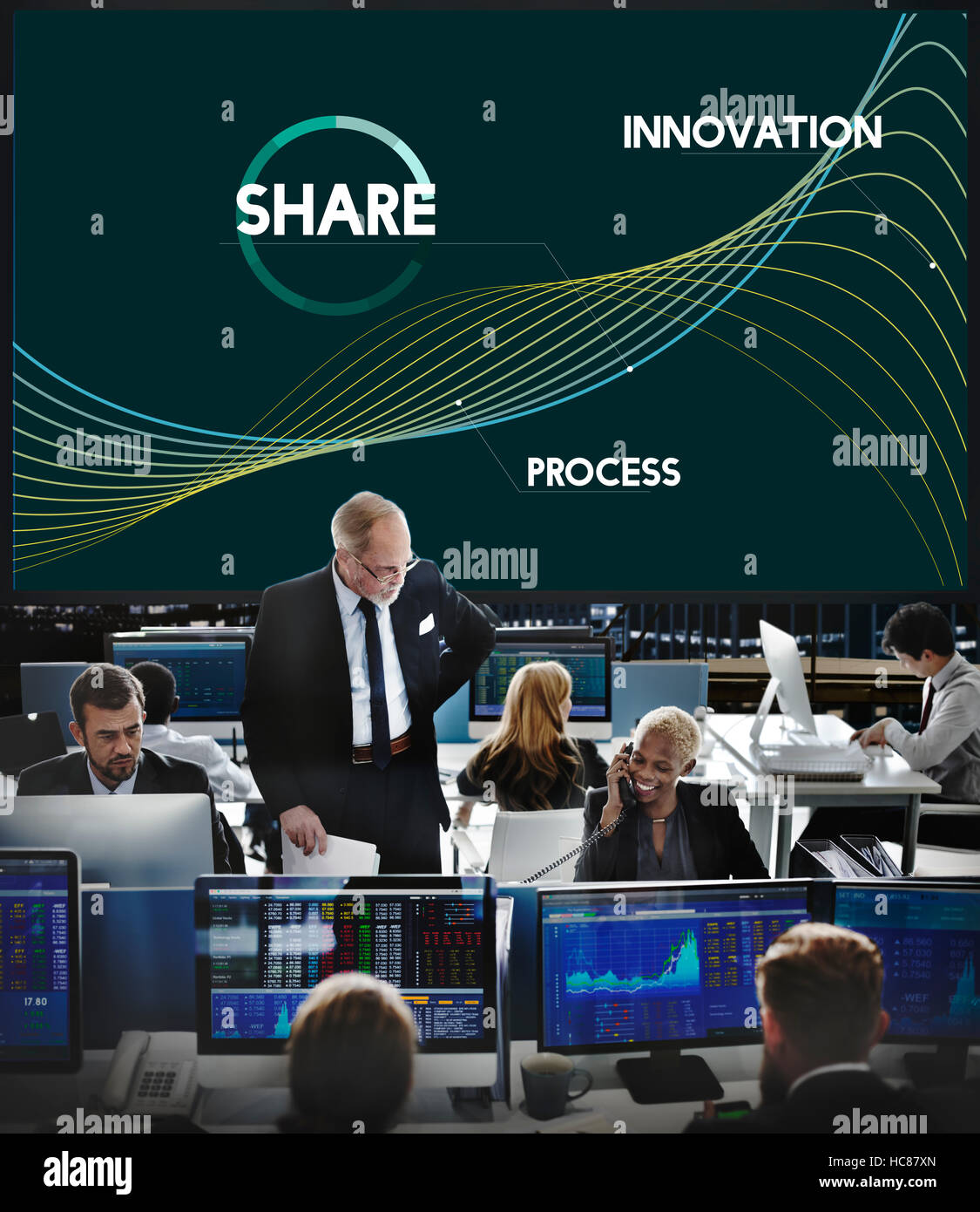 Technology Connect Development Network Process Concept Stock Photo - Alamy
