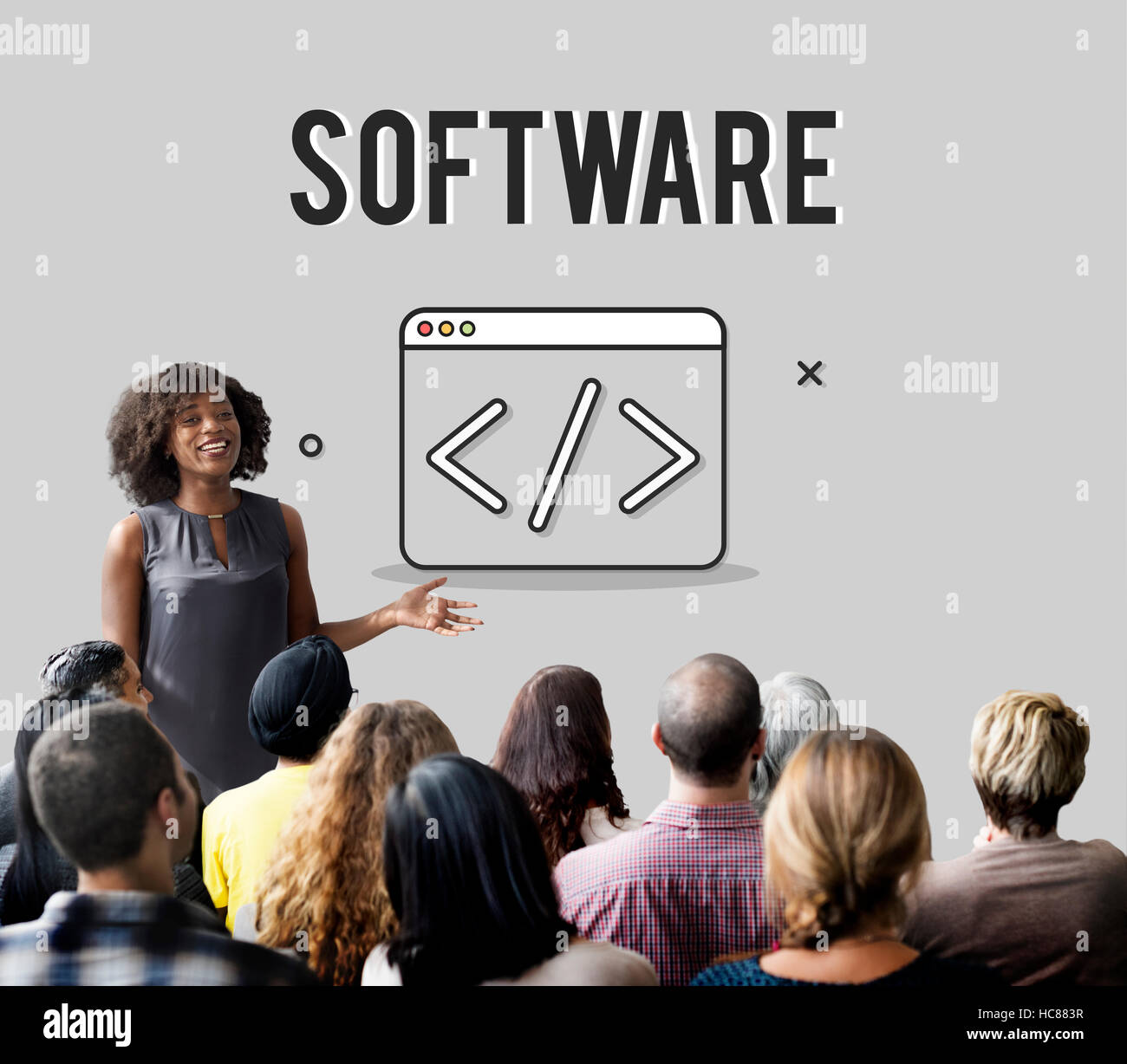 Web Development Symbol Icon Concept Stock Photo - Alamy