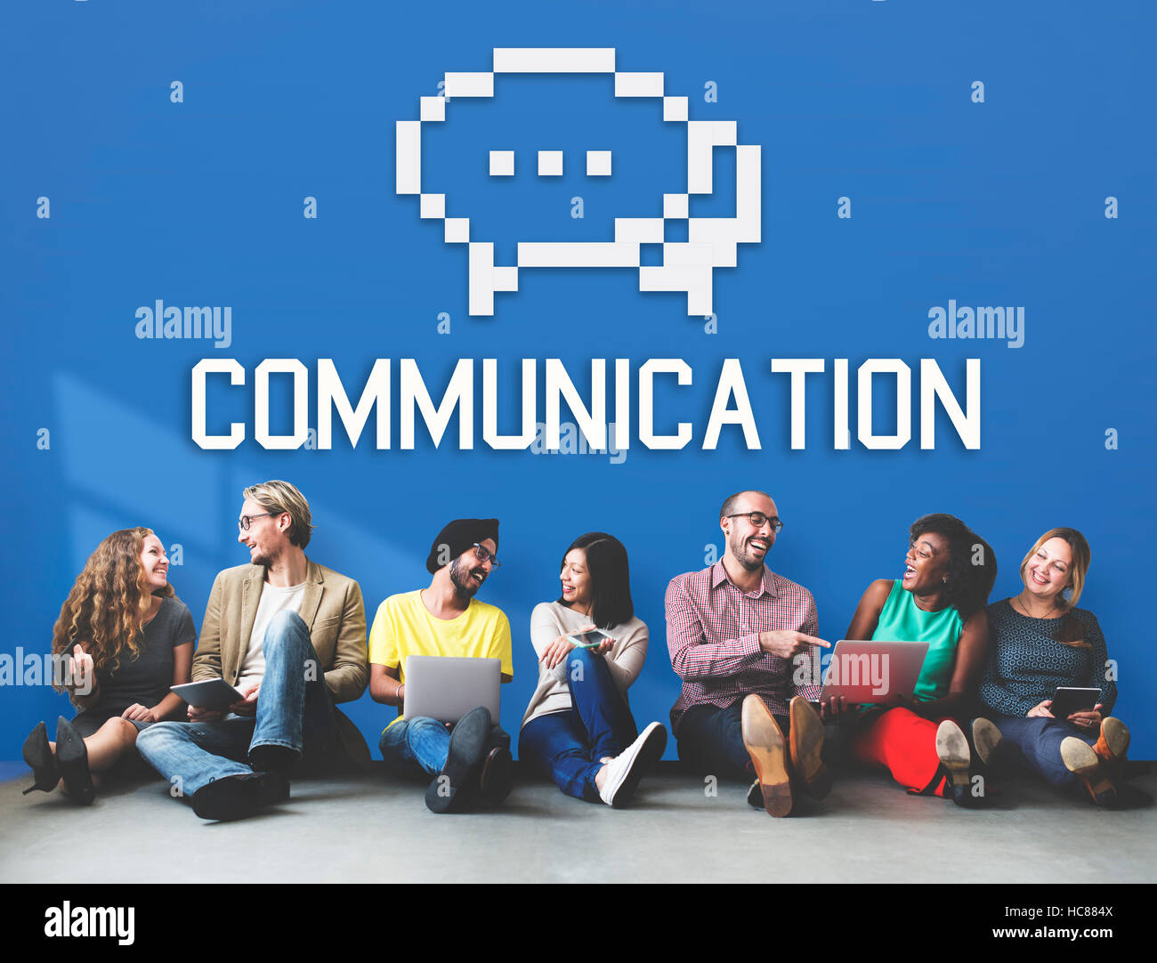 Communication Speech Bubble Concept Stock Photo - Alamy