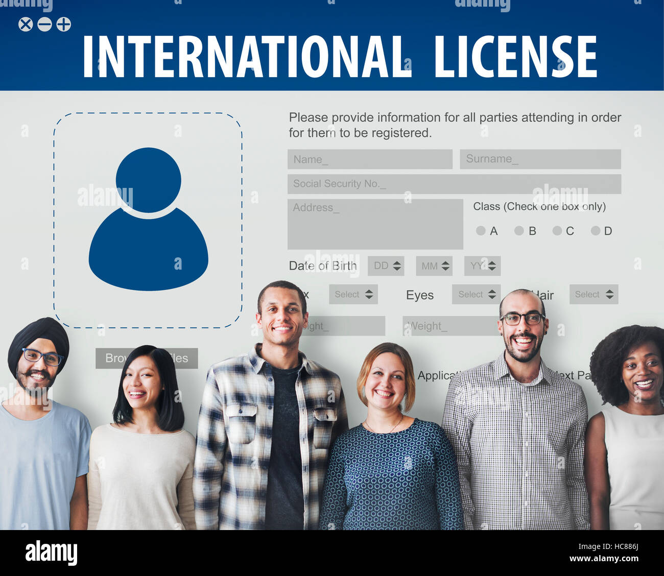 Driver license identification card hi-res stock photography and images ...