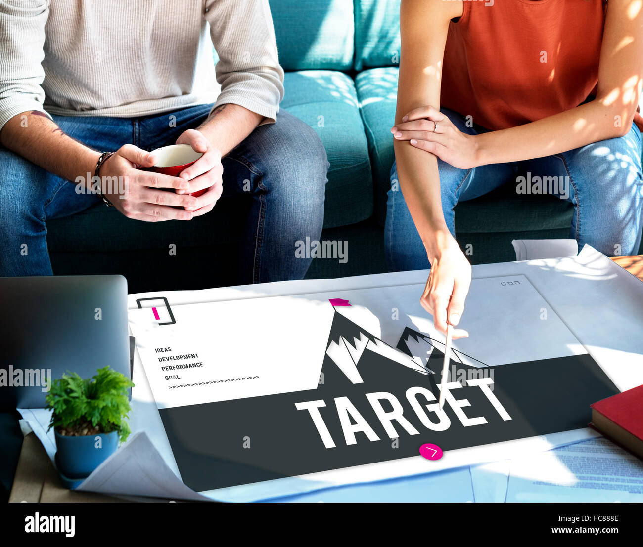 Challenge Target Improvement Strategy Concept Stock Photo - Alamy