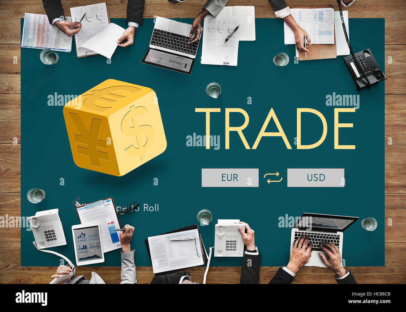 Currency Exchange Stock Market Financial Graphic Concept Stock Photo ...