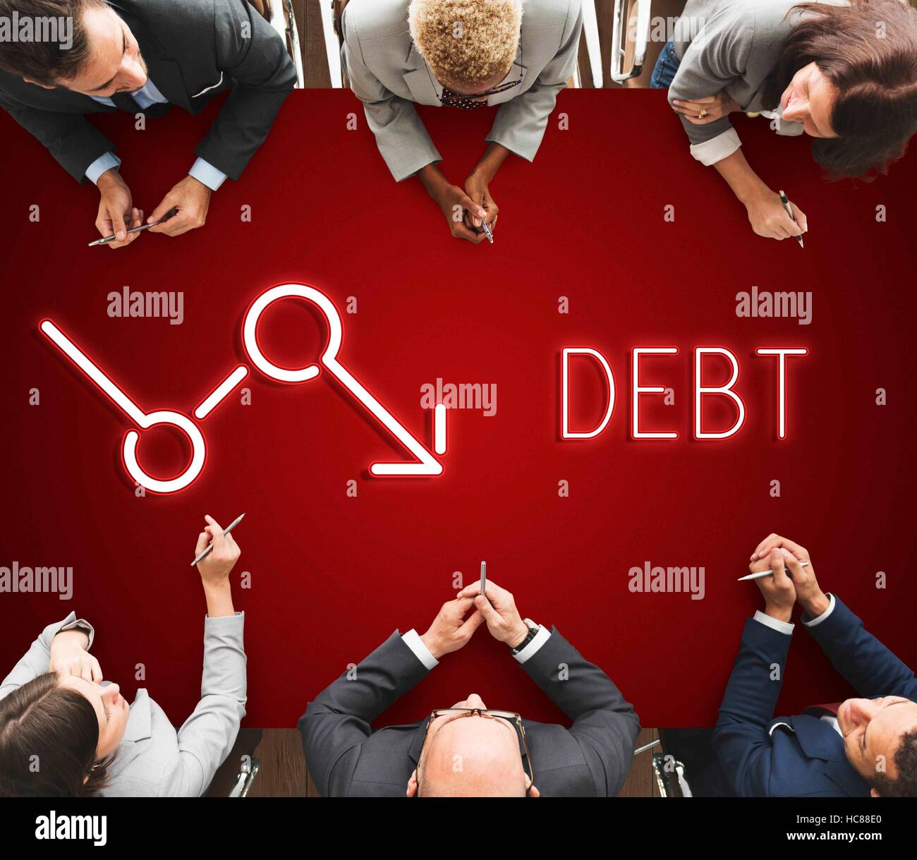 Bankruptcy Critical Recession Inflation Graphic Concept Stock Photo - Alamy