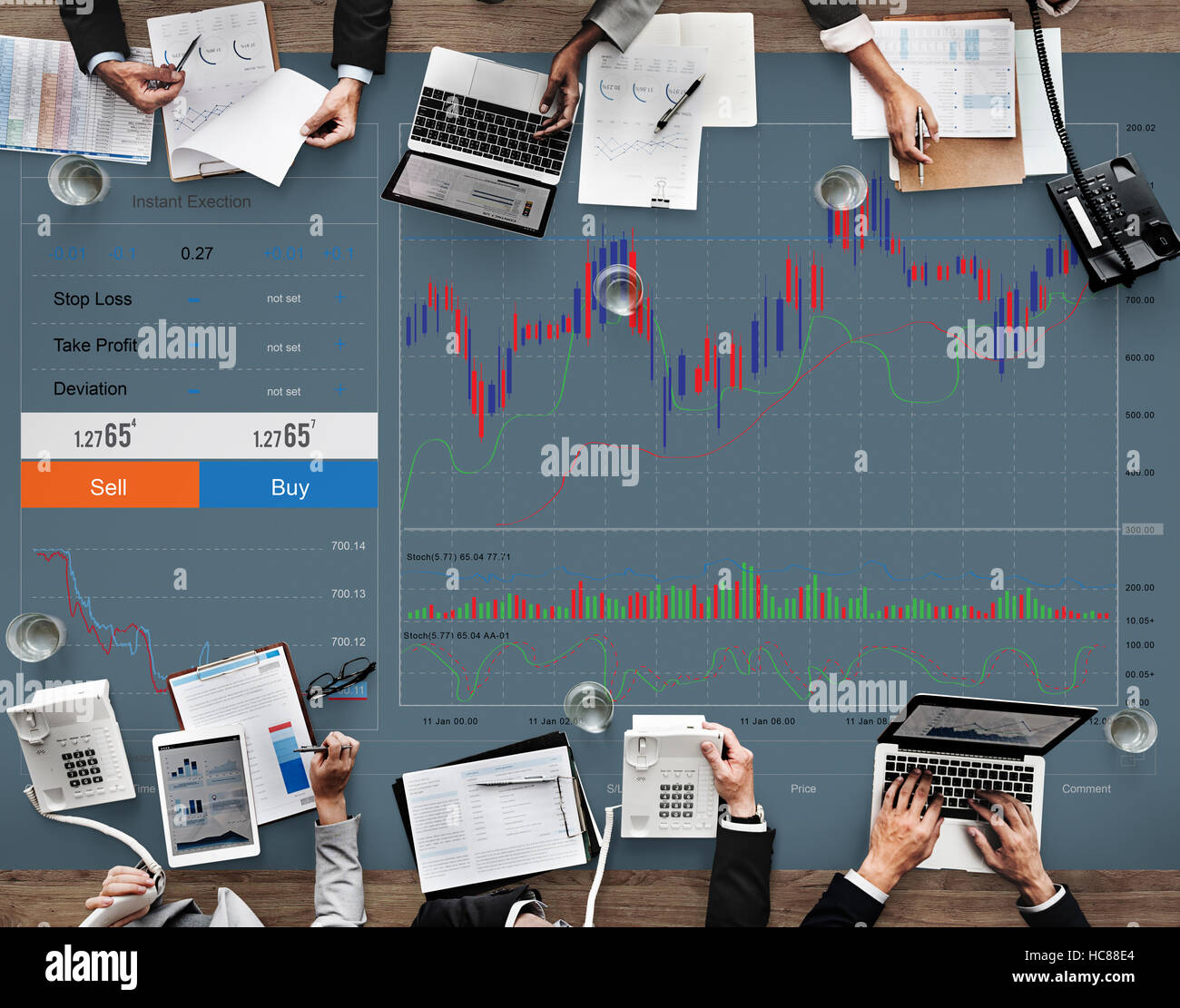 Forex Trade Graph Chart Concept Stock Photo - Alamy