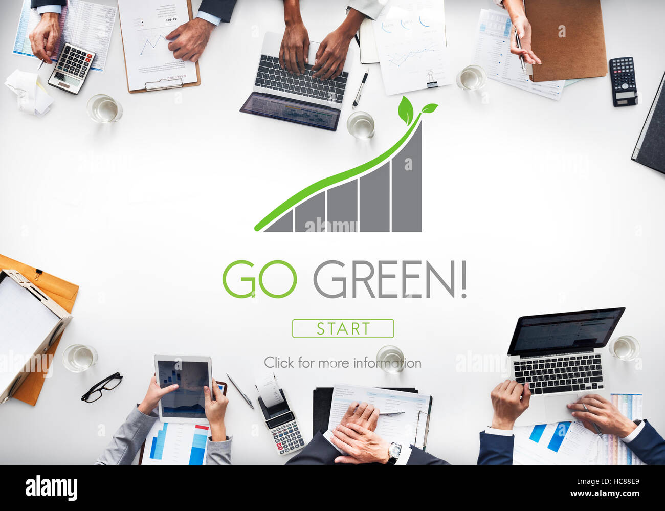 Go Green Conservation Natural Resources Eco Concept Stock Photo - Alamy