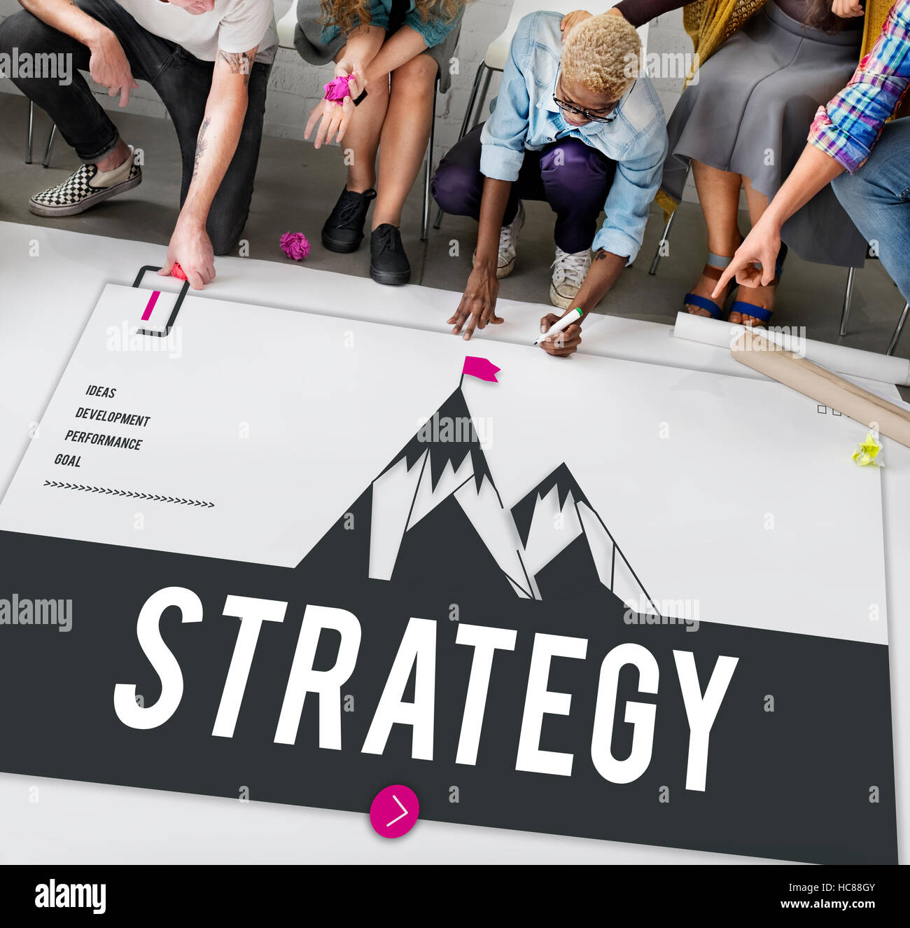 Challenge Target Improvement Strategy Concept Stock Photo - Alamy