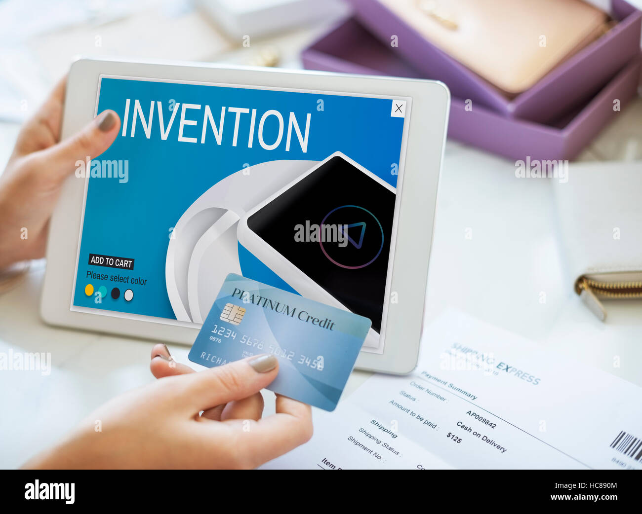Gadget Invention Technology Innovation Digital Concept Stock Photo - Alamy