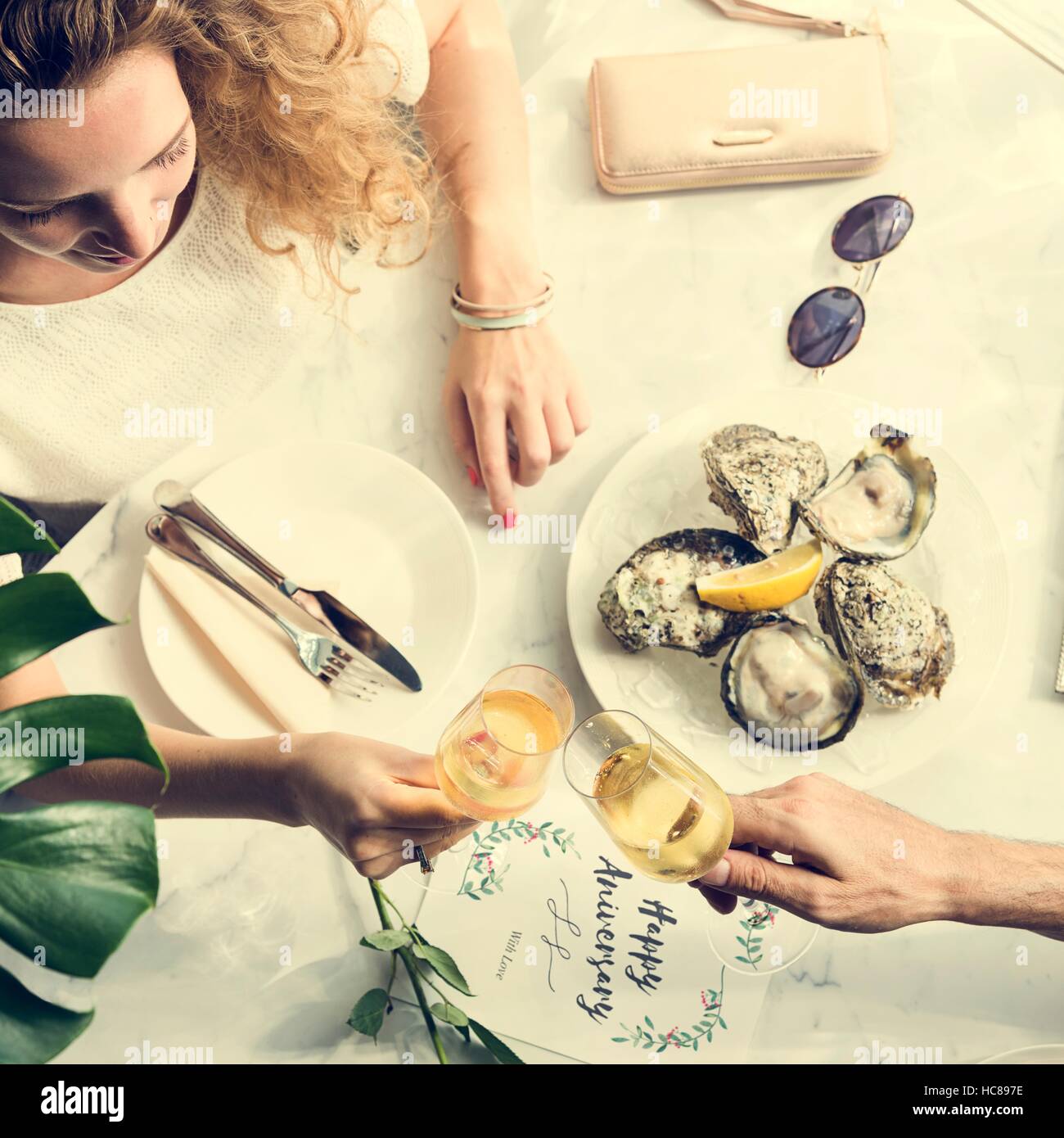 Toast Cheers Alcohol Beverage Celebration Party Concept Stock Photo - Alamy