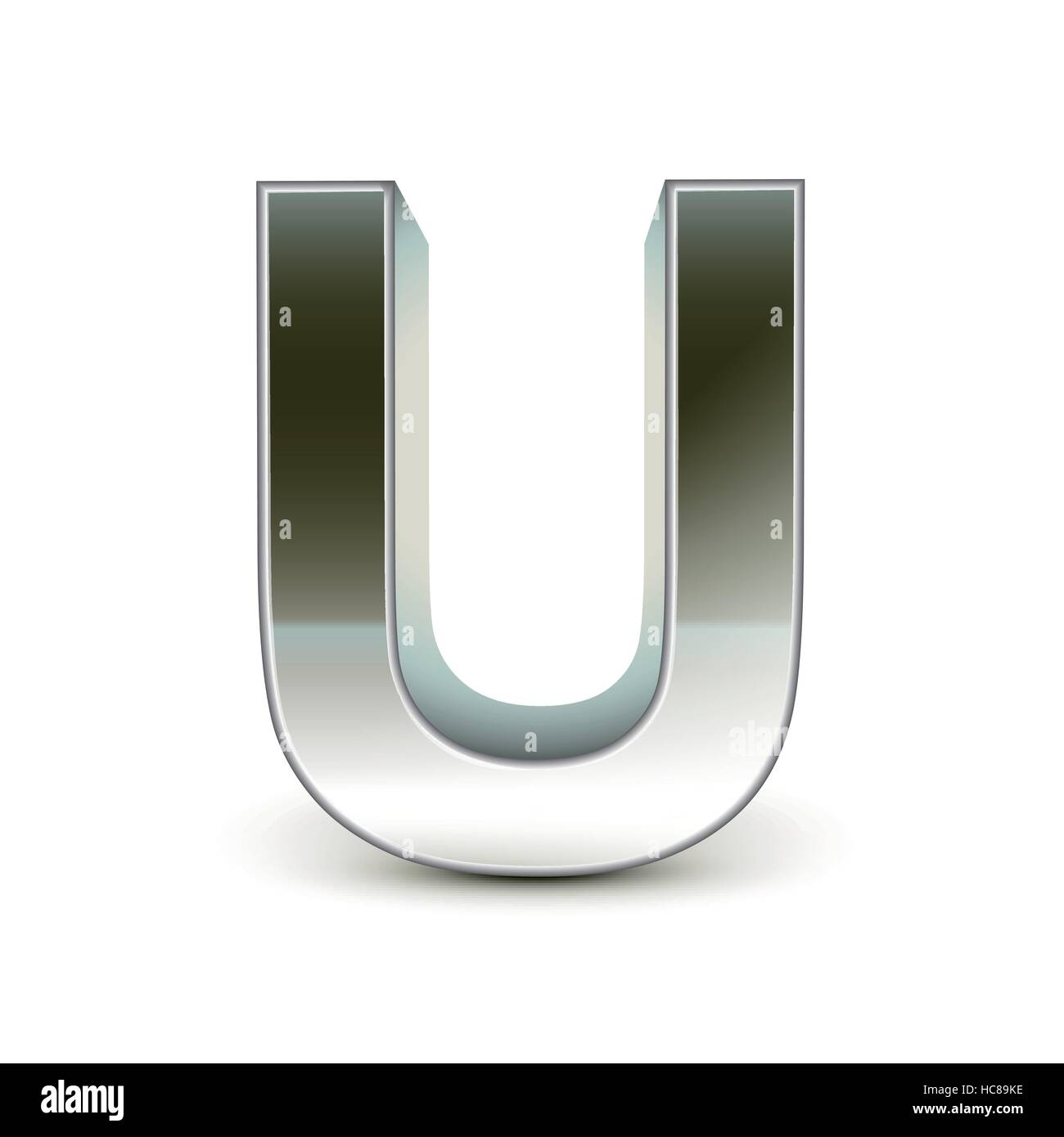 Silver u Stock Vector Images - Alamy