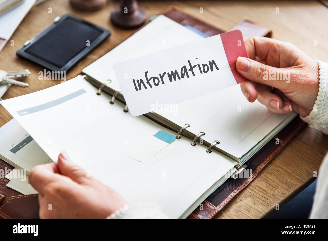 Information Data Details Word Concept Stock Photo - Alamy