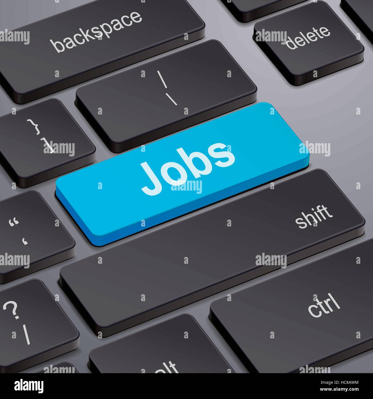 Message on enter key keyboard Stock Vector Images - Alamy