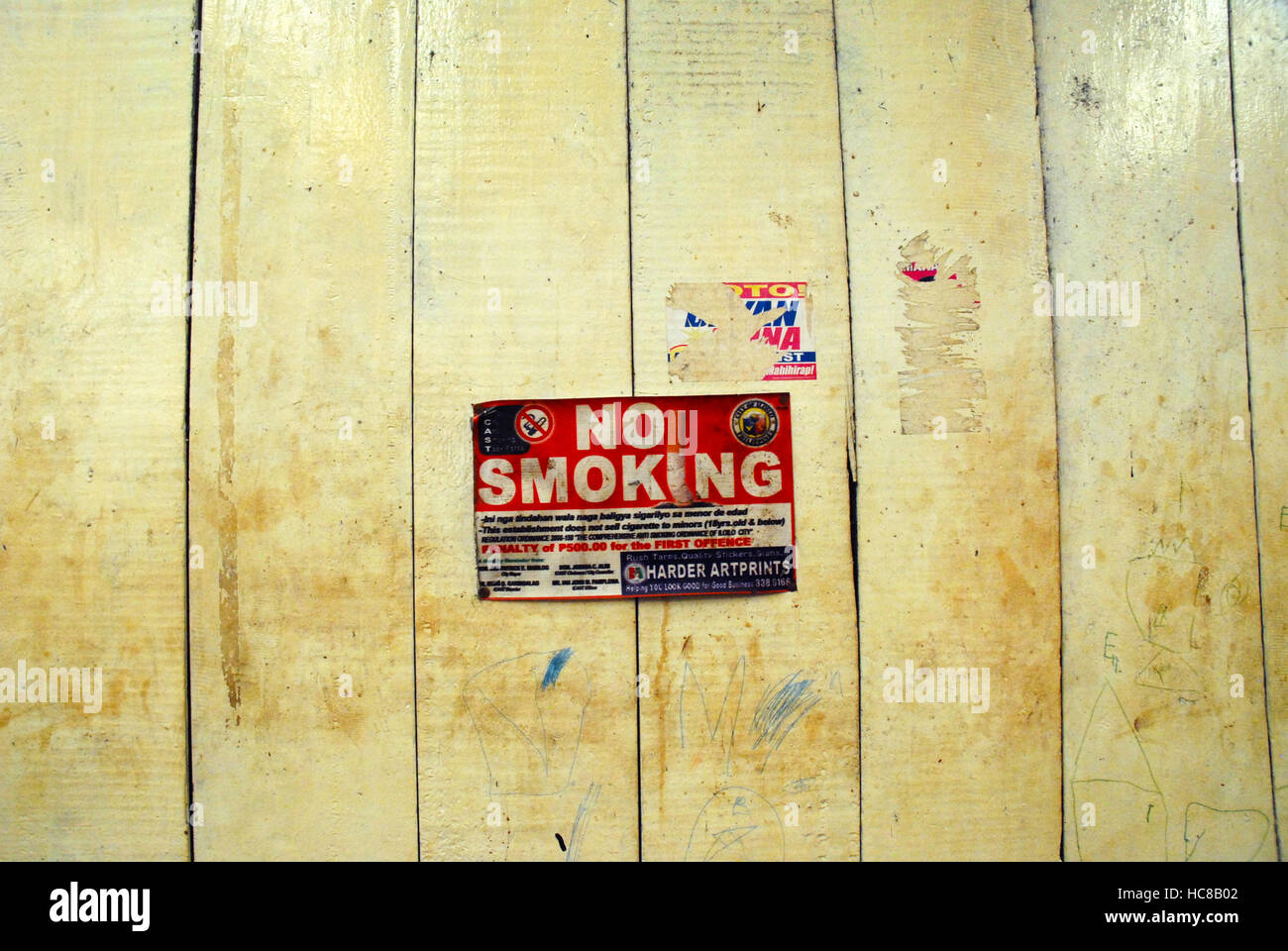 No Smoking Sign, Ilo Ilo, Philippines Stock Photo - Alamy