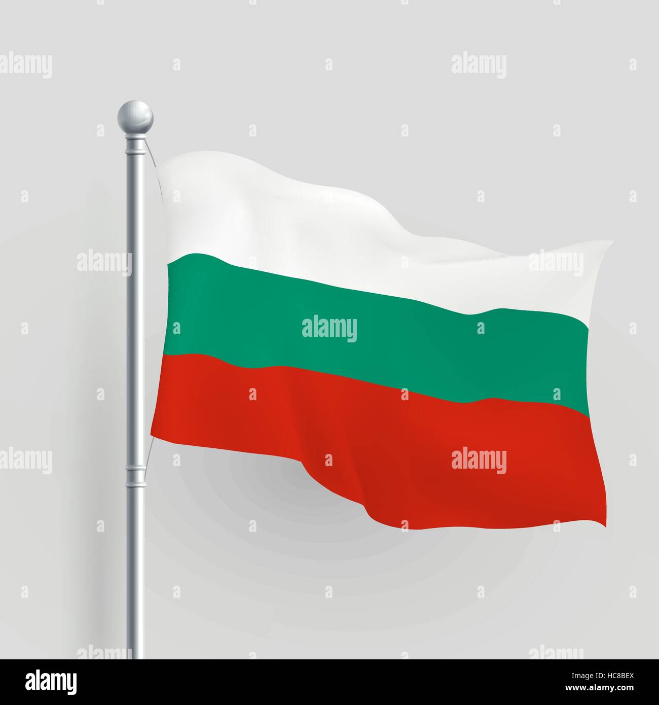 Bulgarian 3d flag Stock Vector Images - Alamy