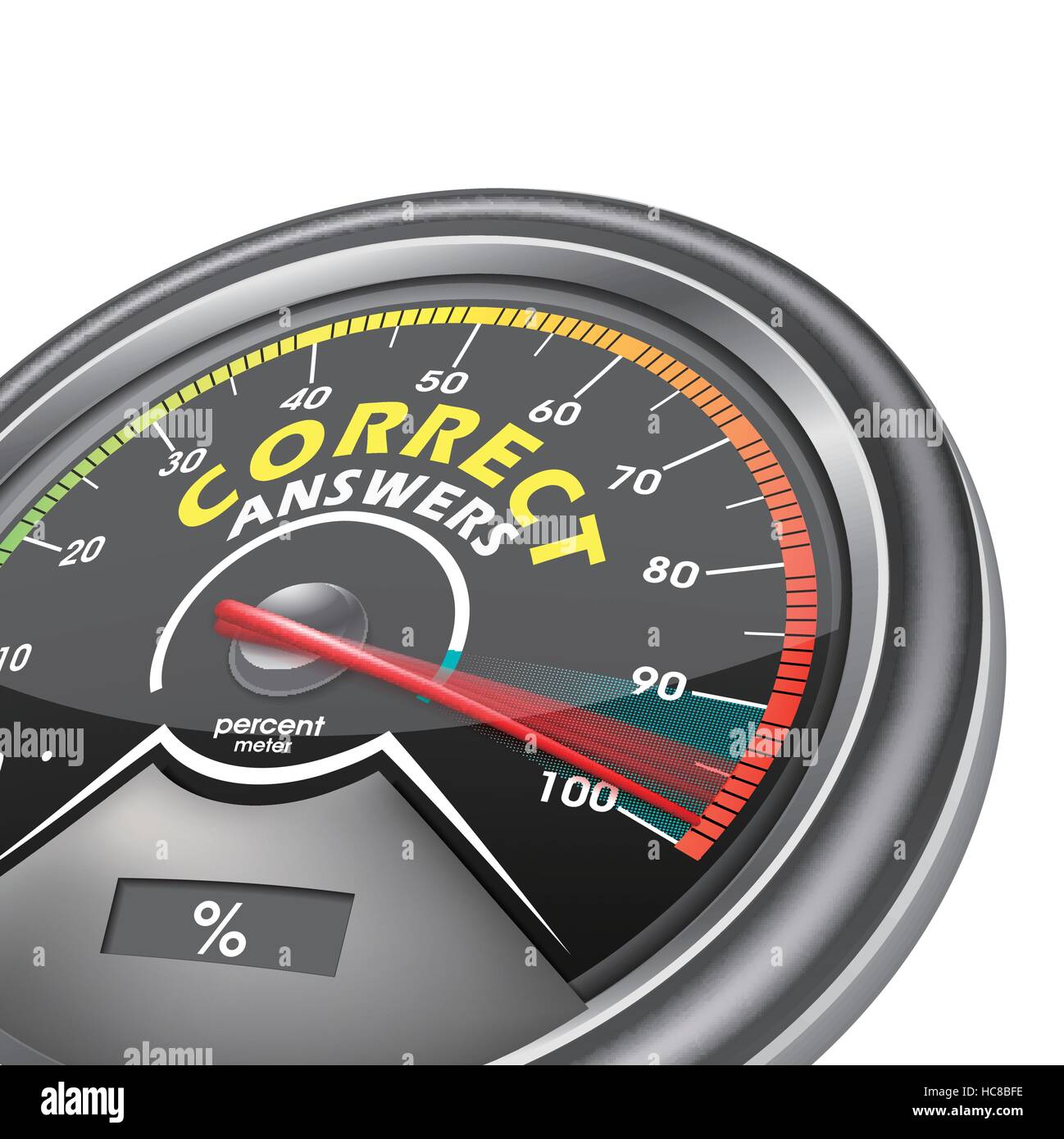 Correct measurement Stock Vector Images - Alamy