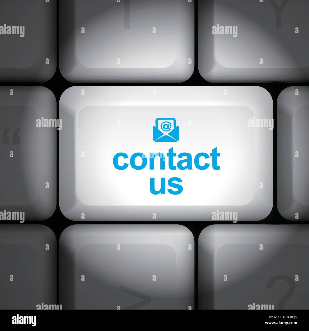 message on keyboard enter key, for contact us concepts Stock Vector ...