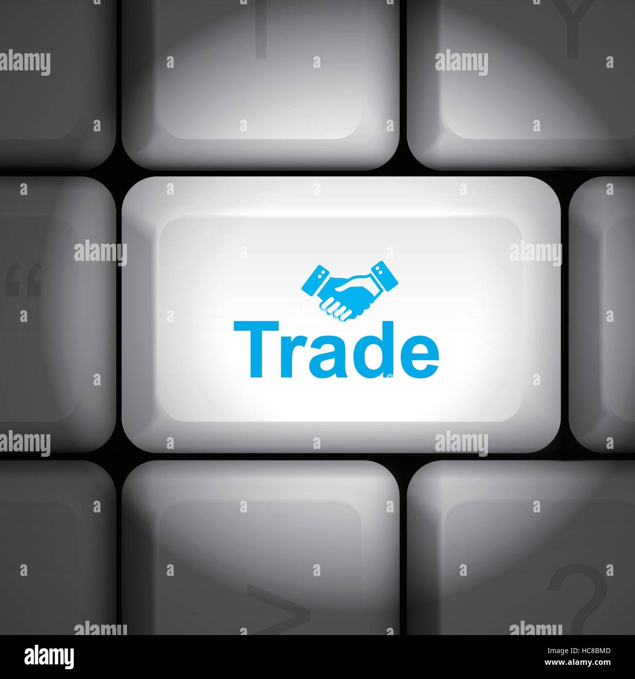 Money on computer keyboard Stock Vector Images - Alamy