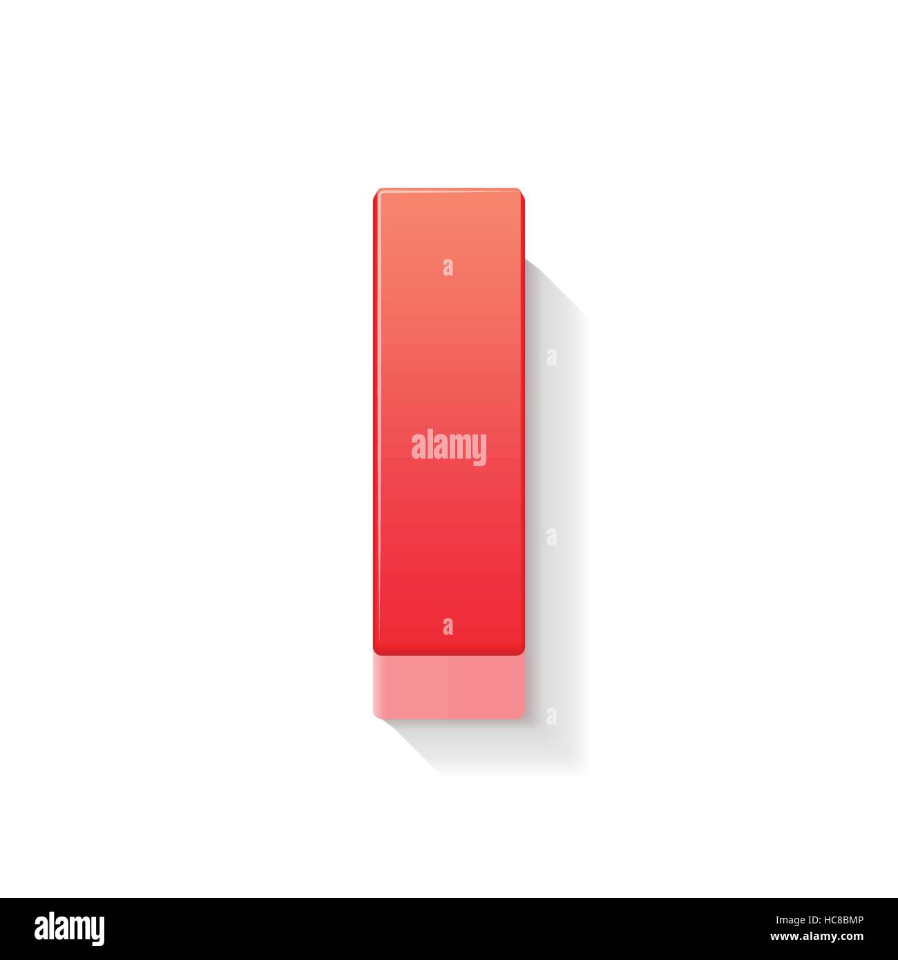 3d red letter I isolated white background Stock Vector Image & Art - Alamy