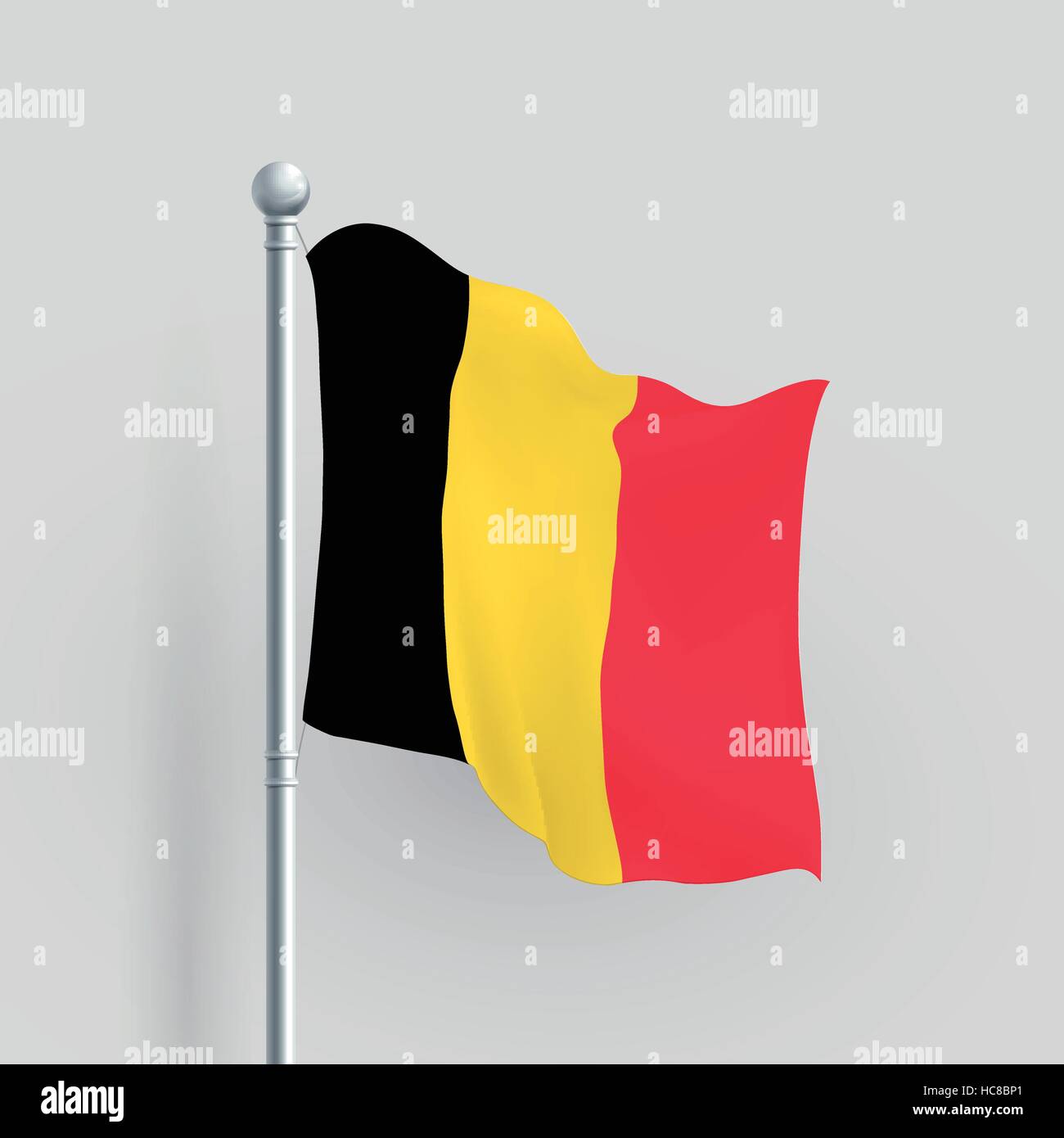 Flag moving in the wind Stock Vector Images - Alamy