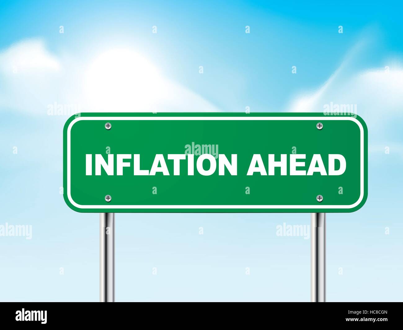 Inflation ahead Stock Vector Images - Alamy