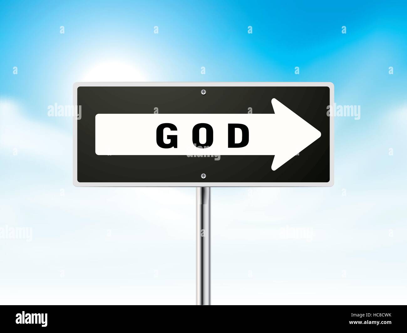 With god as our guide Stock Vector Images - Alamy