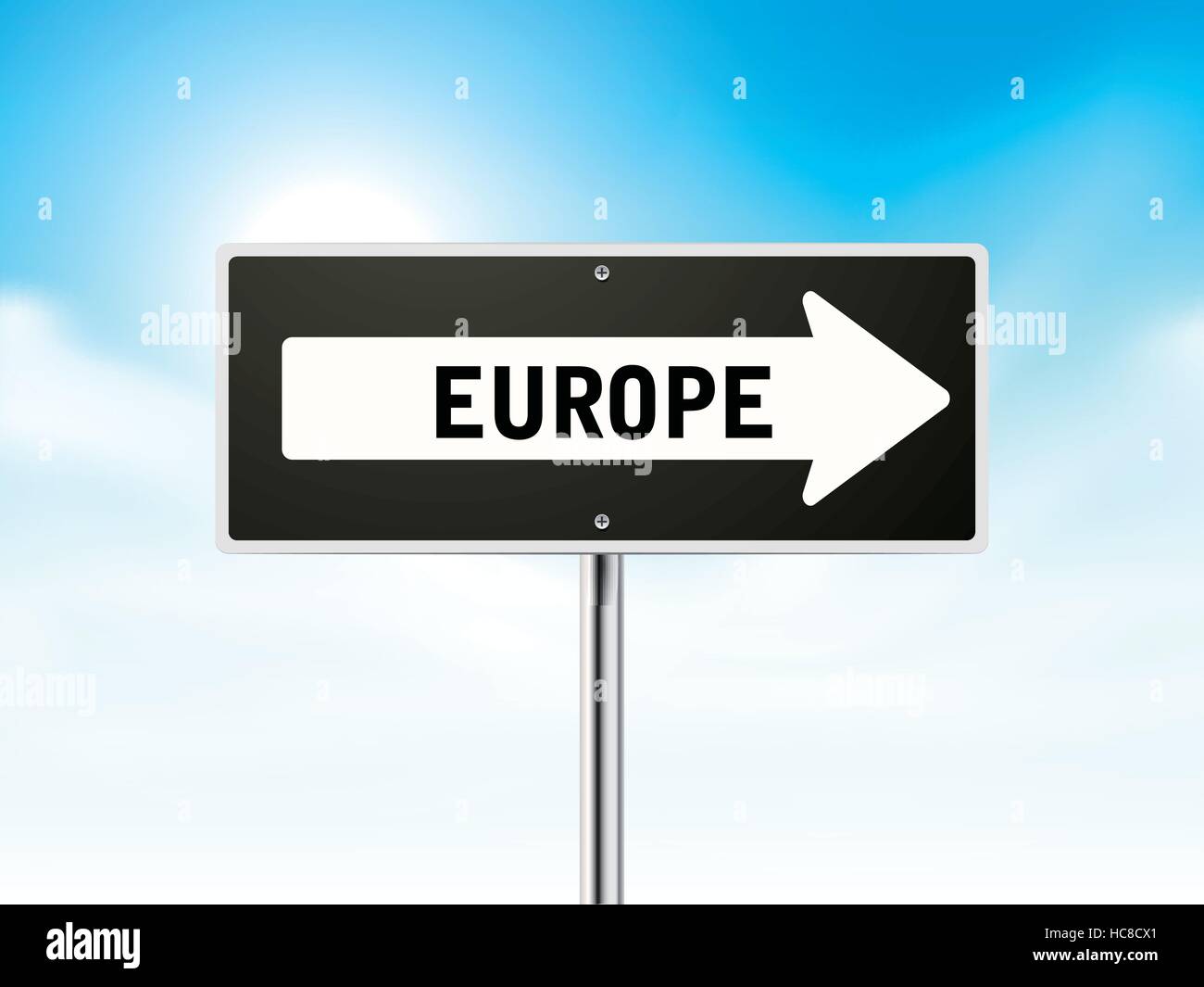 All over europe Stock Vector Images - Alamy