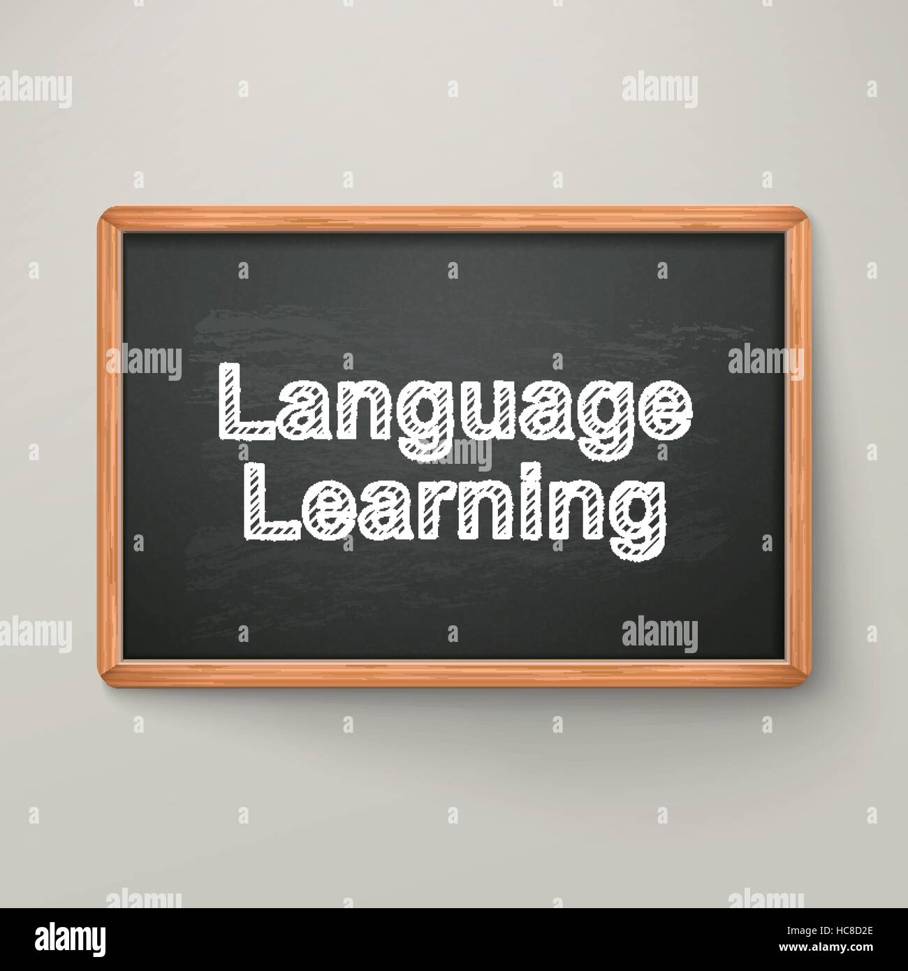 Language learning classroom Stock Vector Images - Alamy