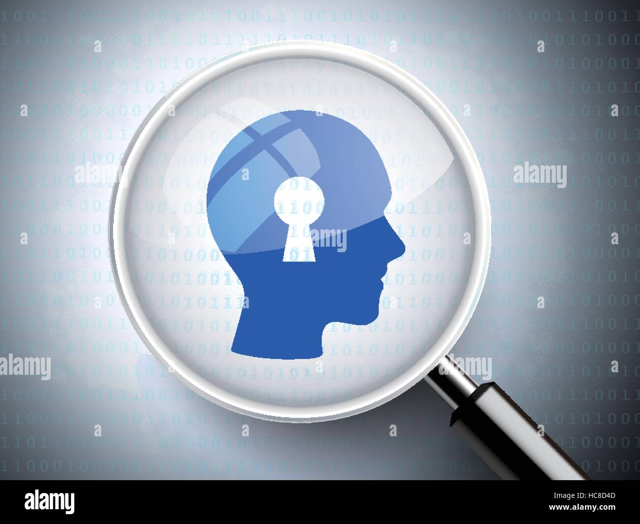 Information concept head on Stock Vector Images - Alamy