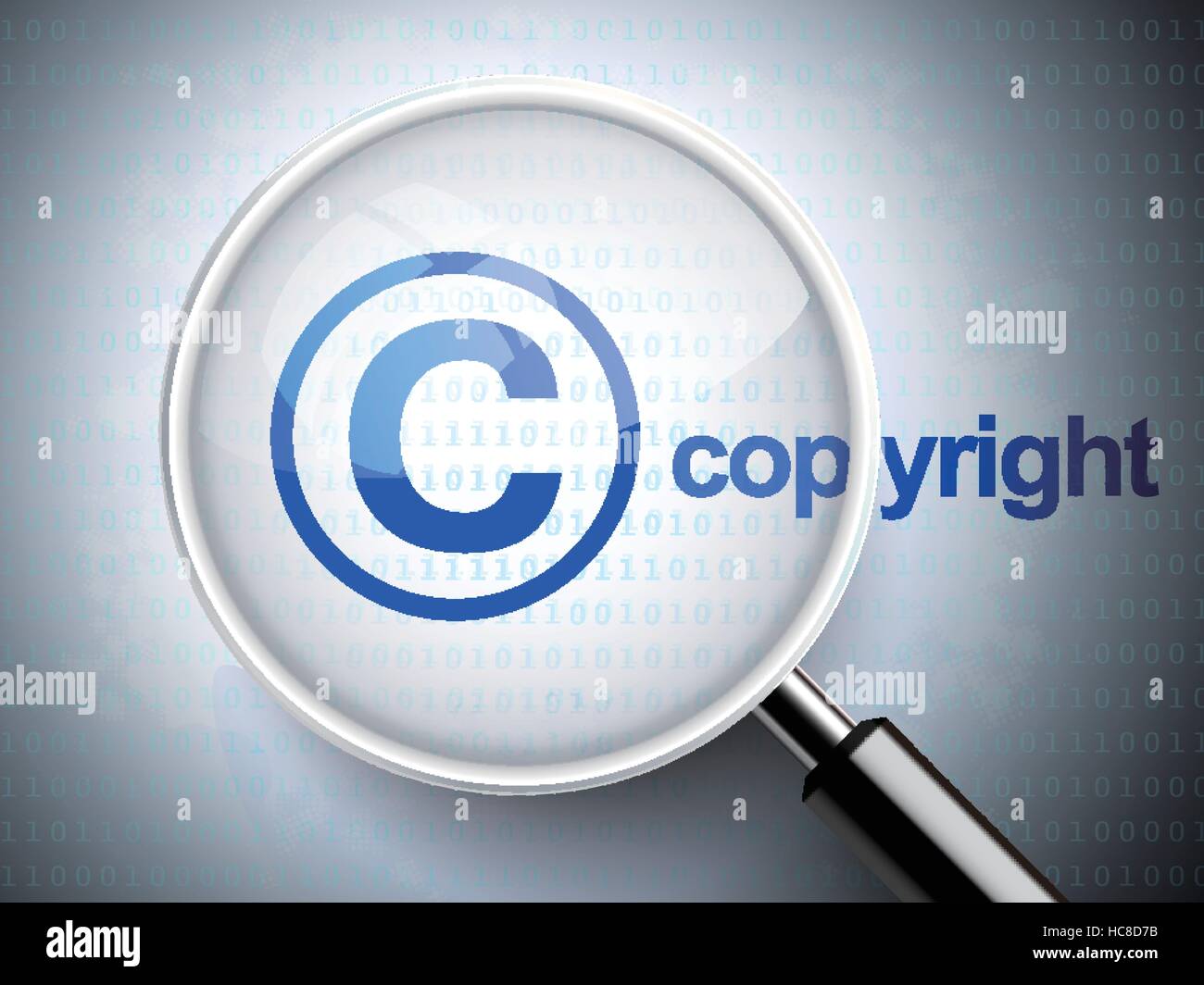 Law concept copyright icon on hi-res stock photography and images - Alamy
