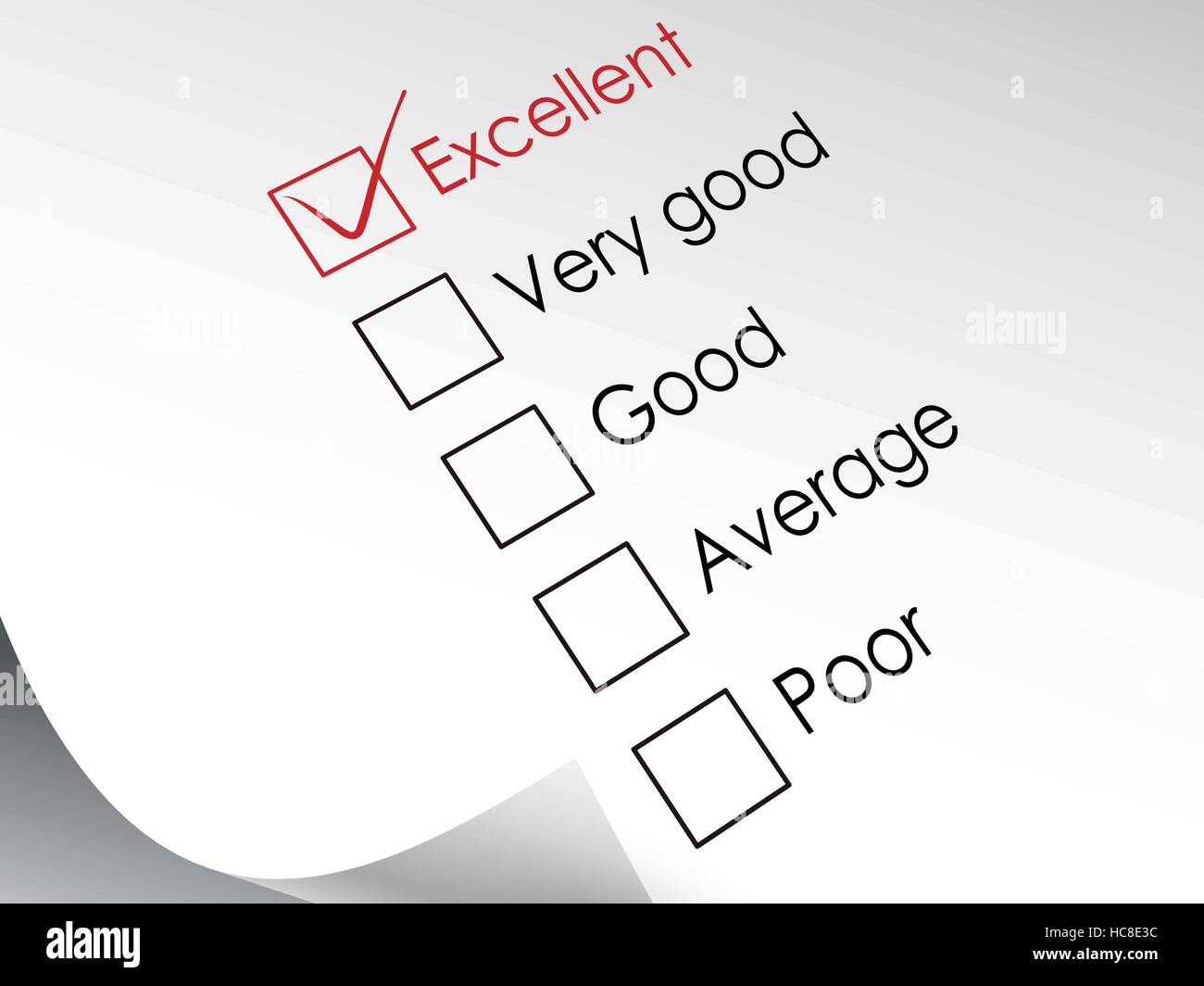 Check list and close up Stock Vector Images - Alamy