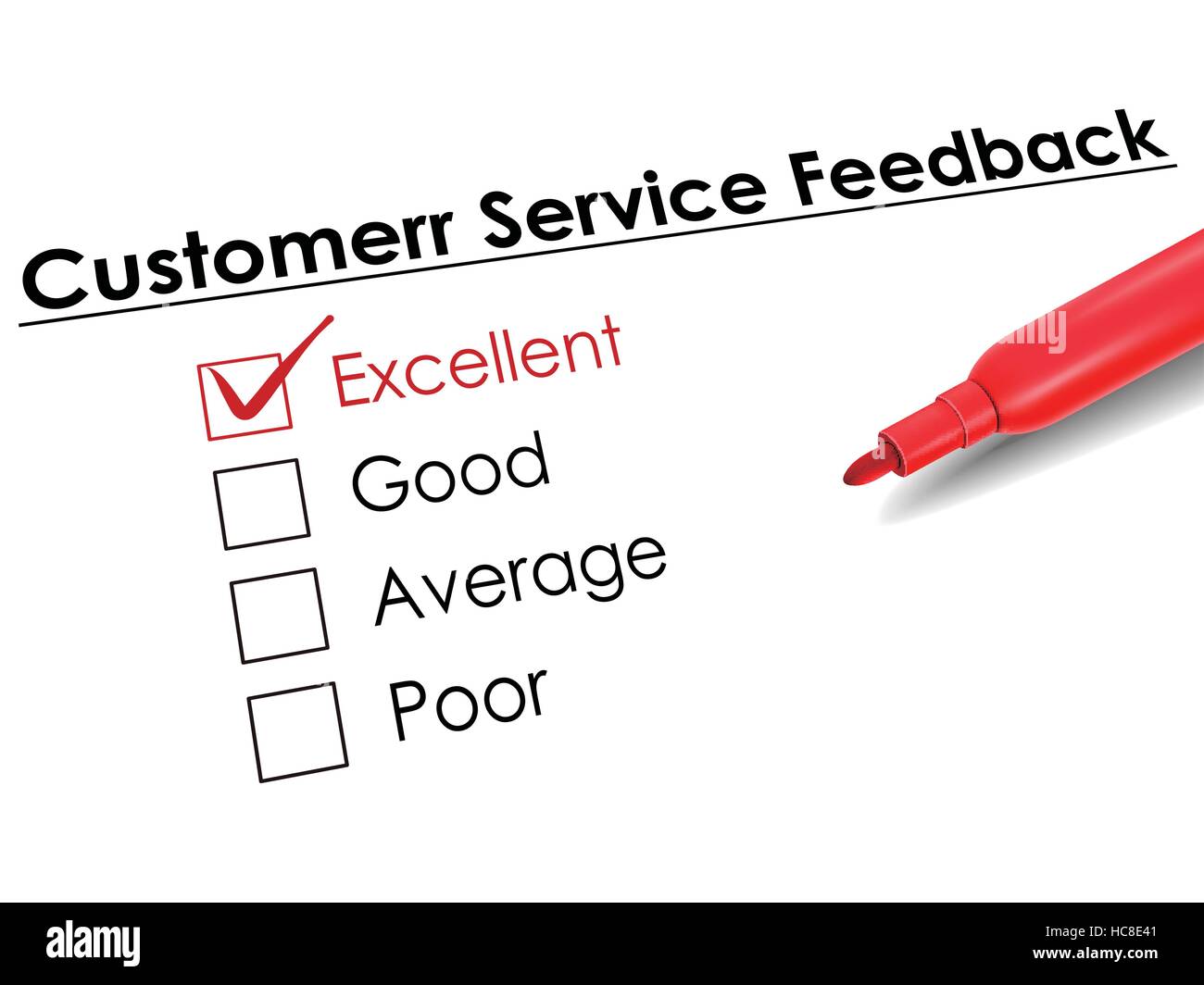 Customer feedback box Stock Vector Images - Alamy