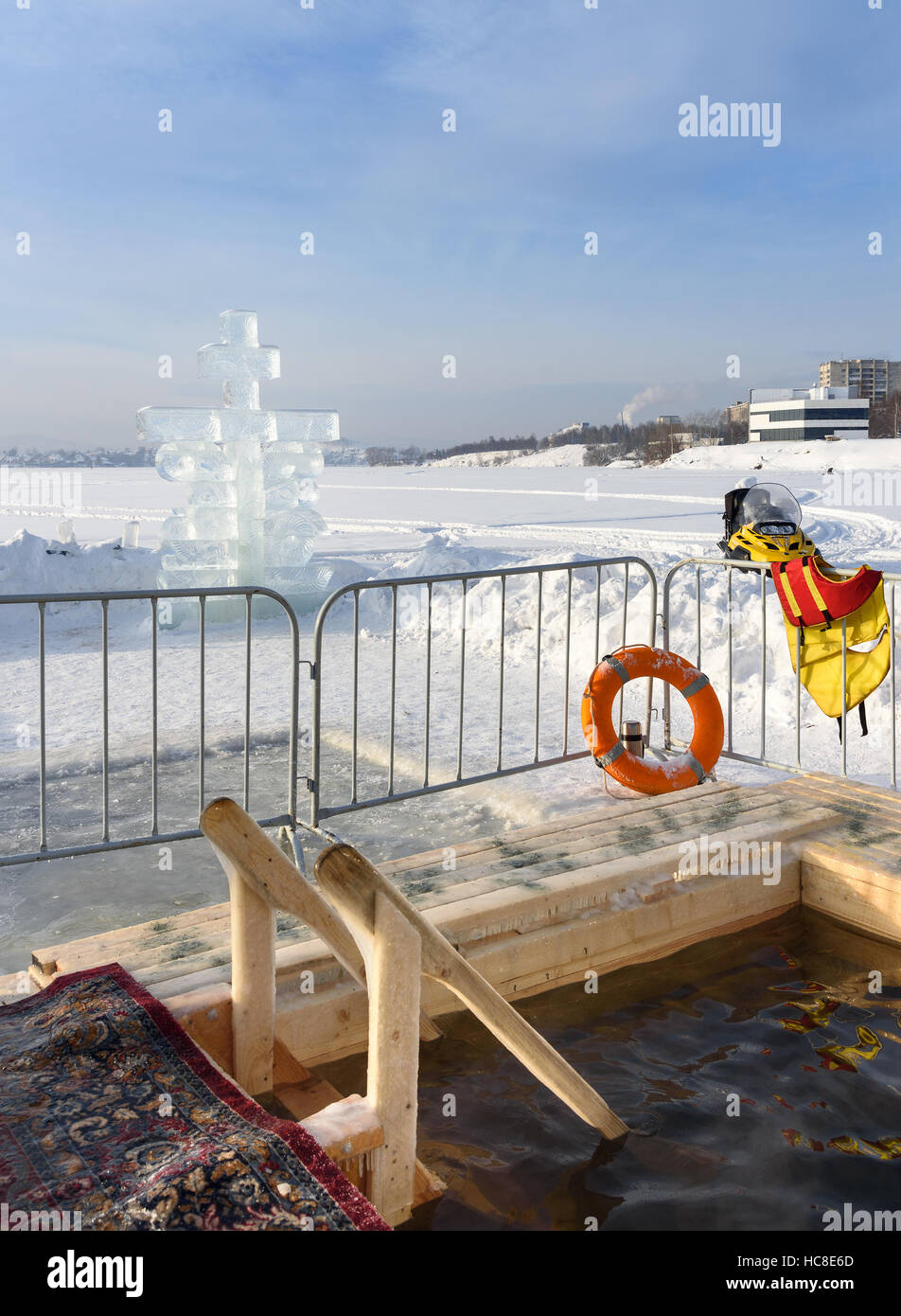 Epiphany bathing russian tradition russian hi-res stock photography and ...