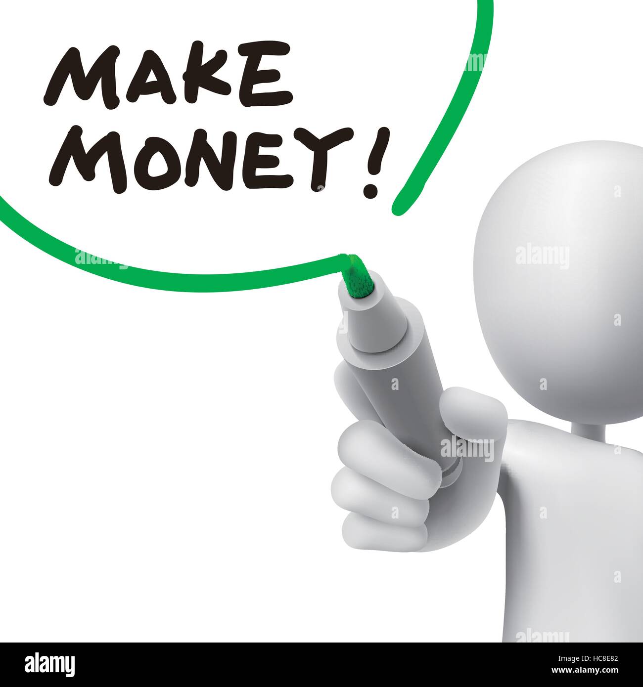 Money written Stock Vector Images - Alamy