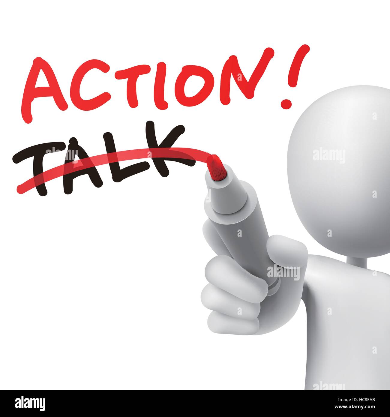 Crossing out pen Stock Vector Images - Alamy