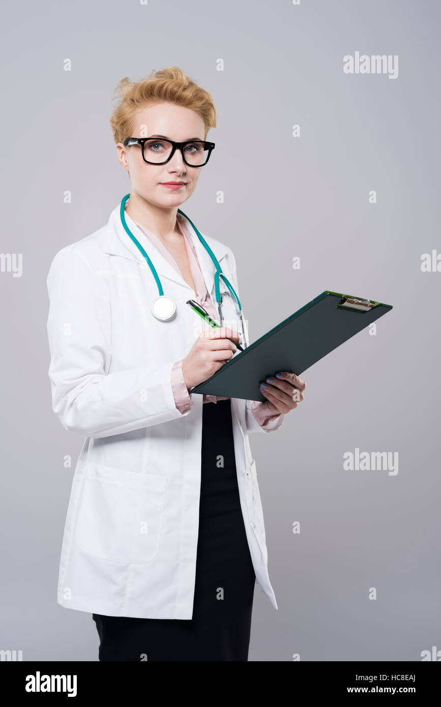 Important notes made by a doctor Stock Photo - Alamy