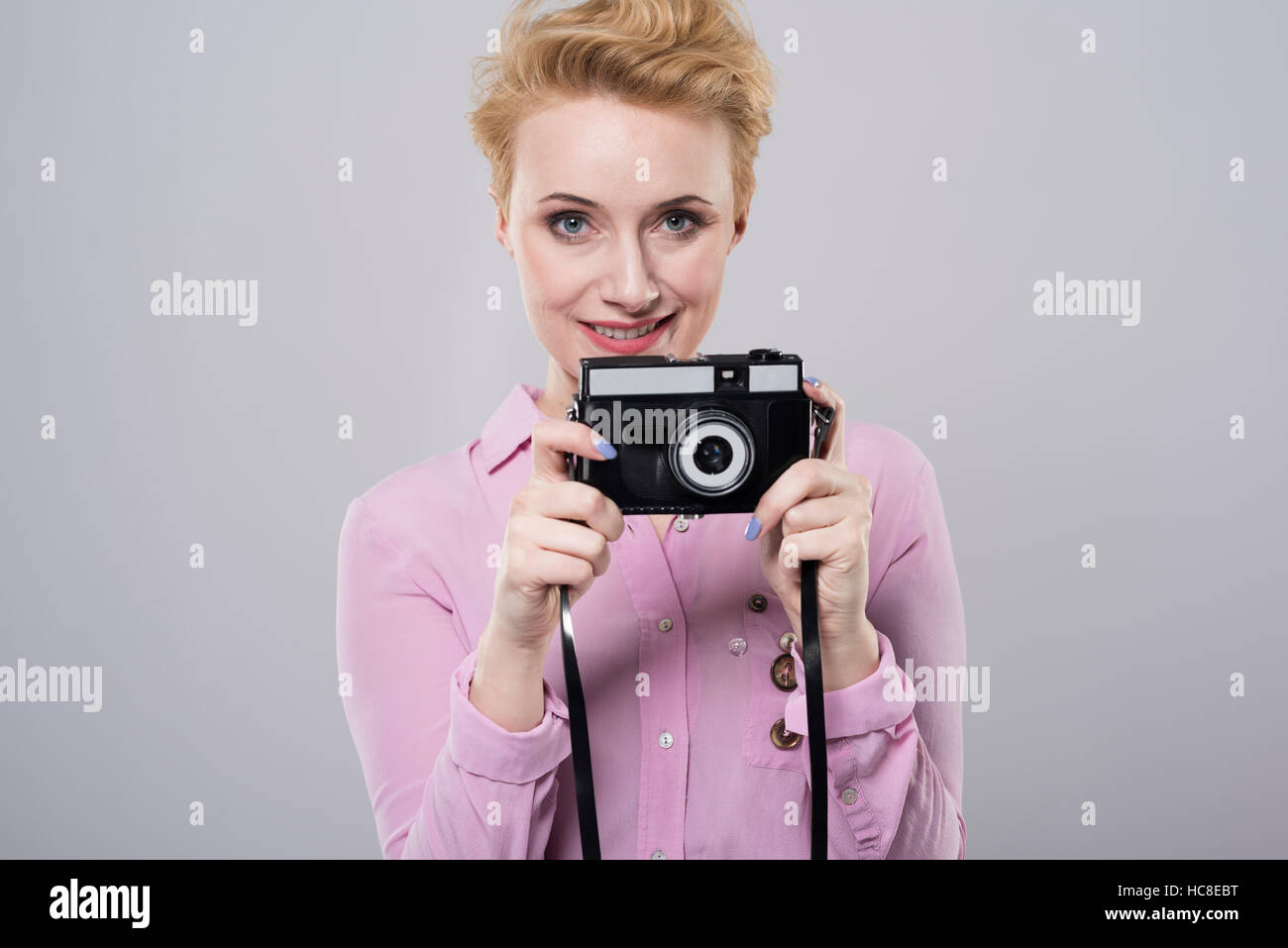 Three two one and say cheese! Stock Photo - Alamy