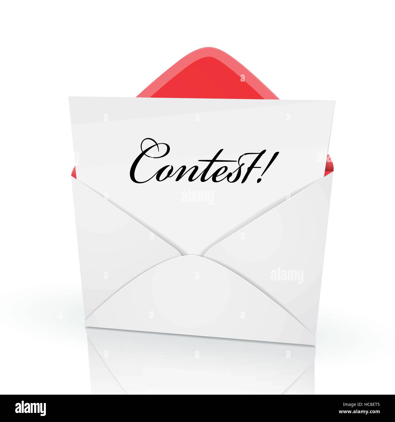 Prize envelope Stock Vector Images - Alamy