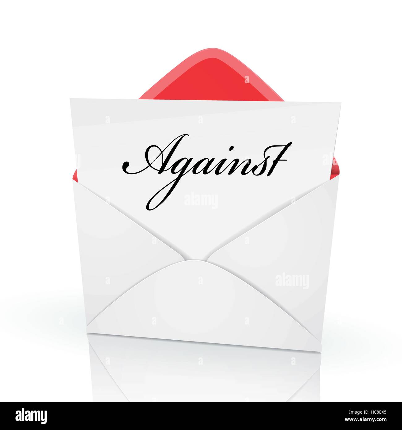 Envelope against Stock Vector Images - Alamy