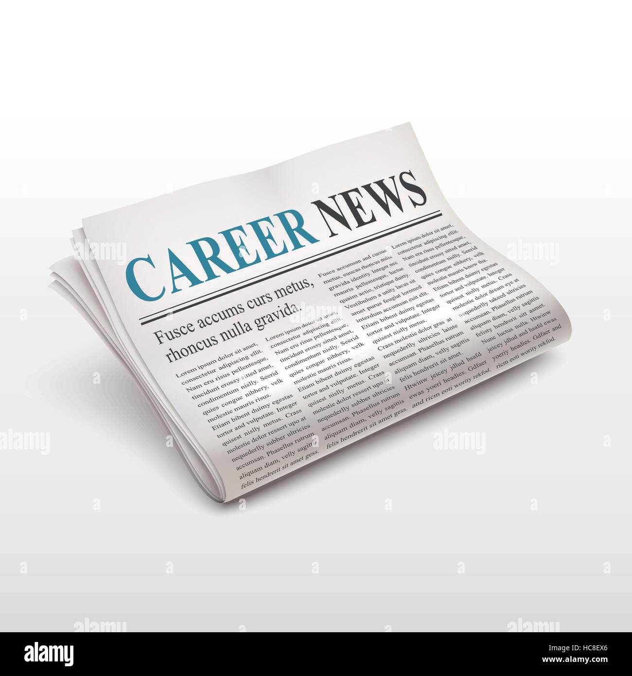 News career Stock Vector Images - Alamy