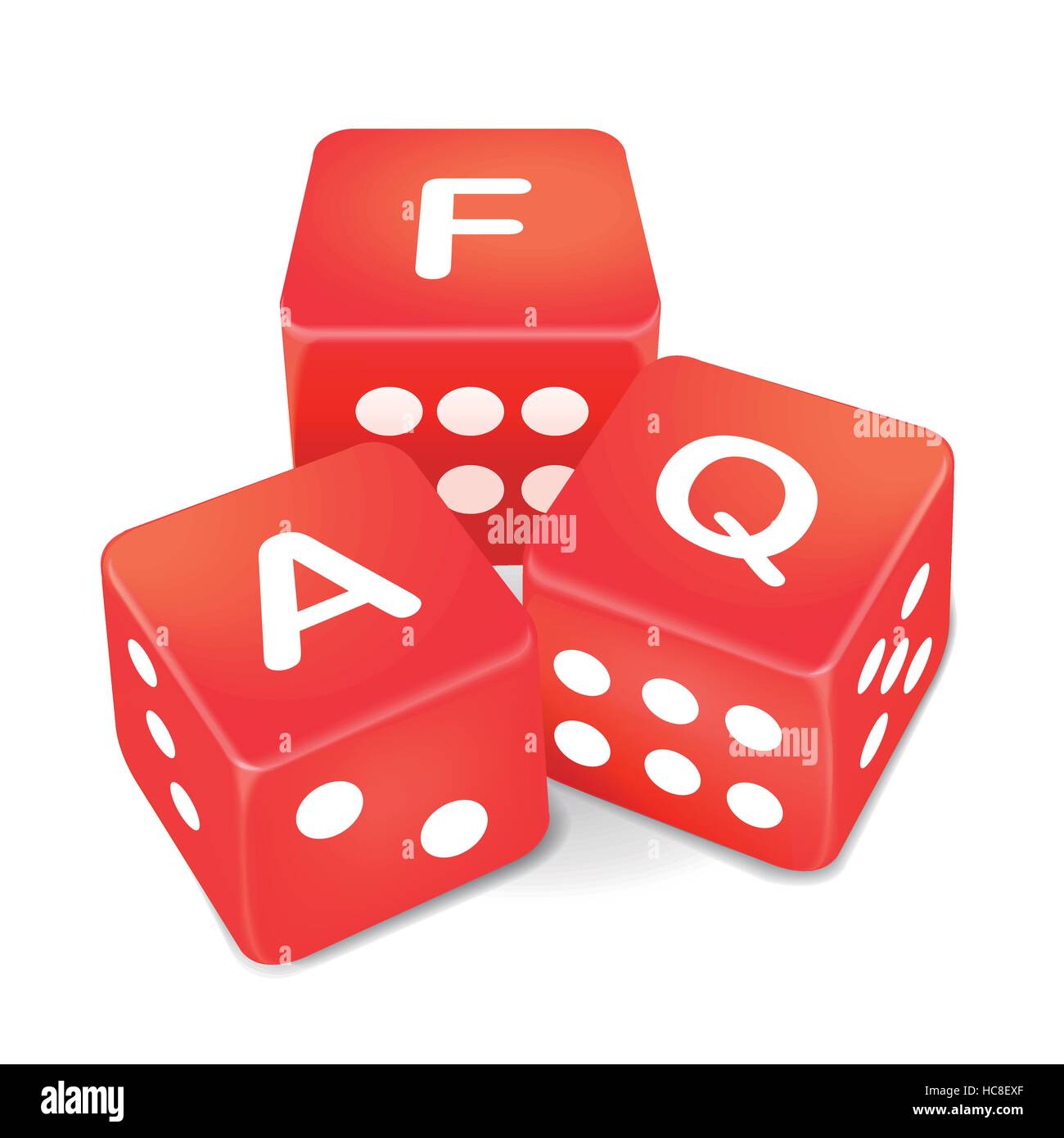 Dice question mark symbol isolated hi-res stock photography and images ...