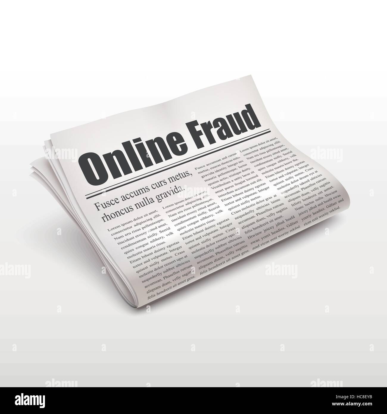 Newspaper crime Stock Vector Images - Alamy